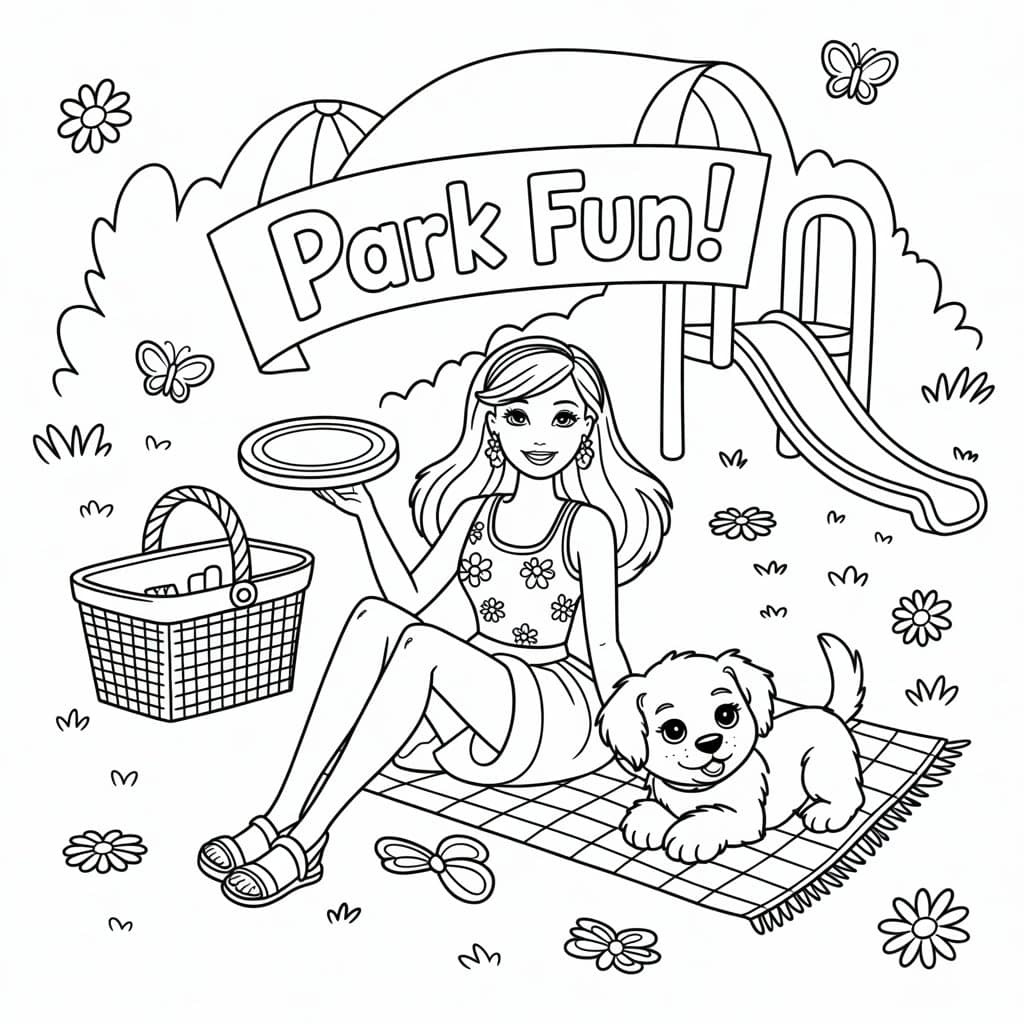 Barbie Kelly Coloring Pages (12 Free PDF Printables)