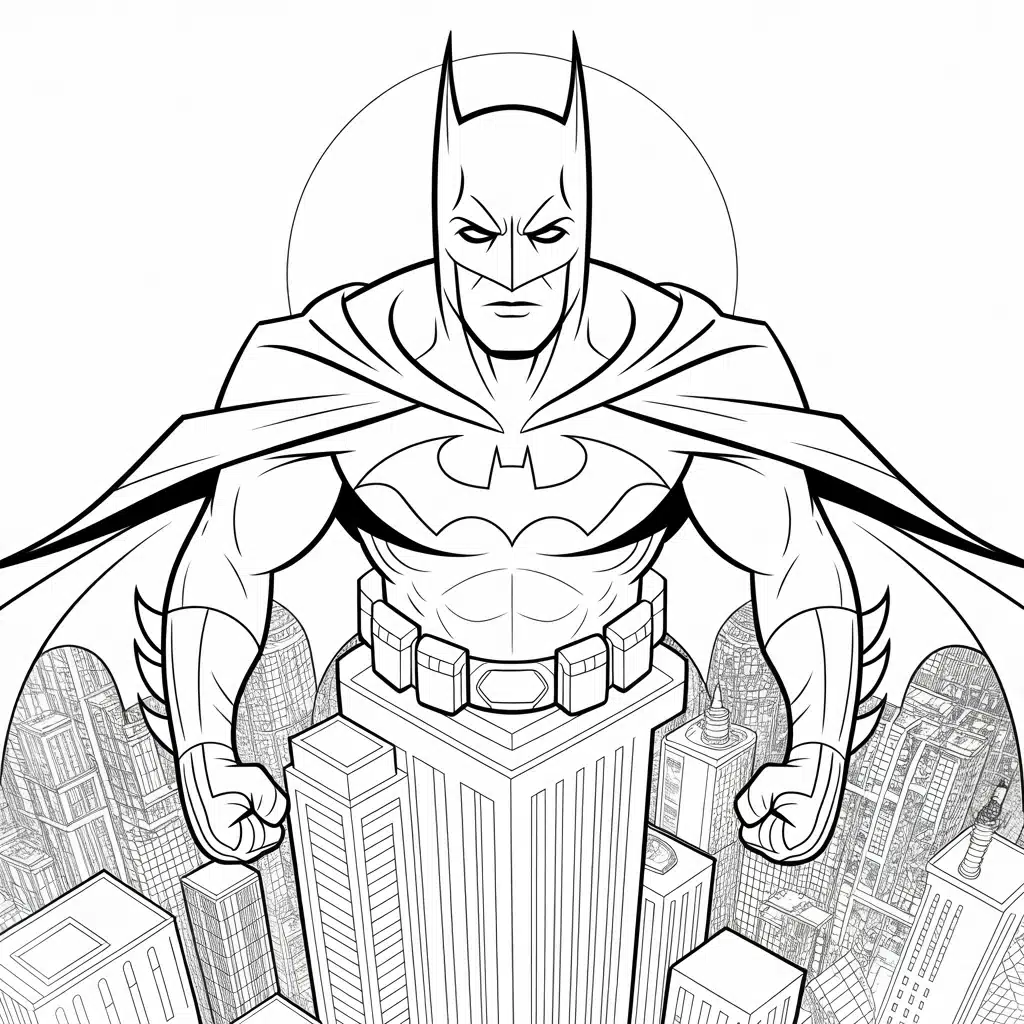 8 Batman Coloring Pages (Free PDF Printables)