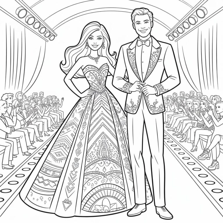 12 Barbie and Ken Coloring Pages Free PDF Printables