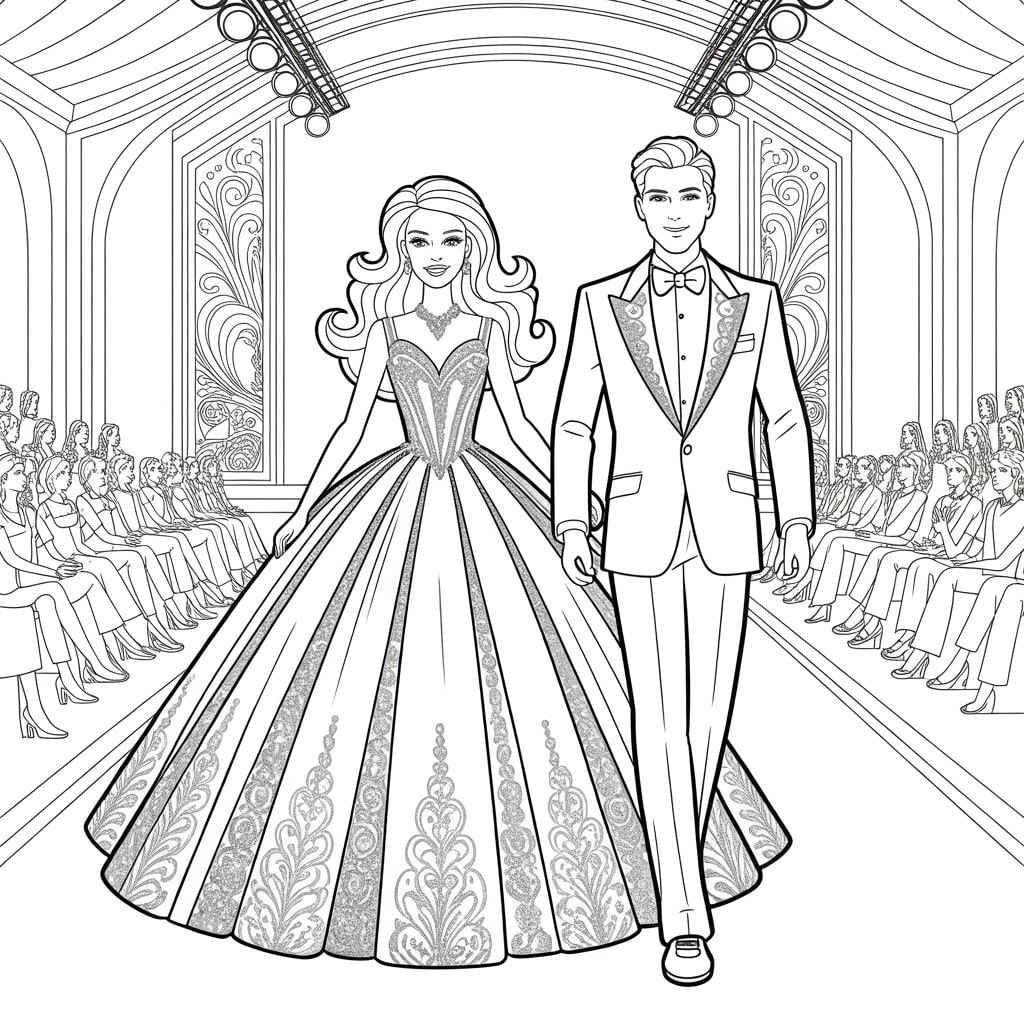 12 Barbie and Ken Coloring Pages Free PDF Printables